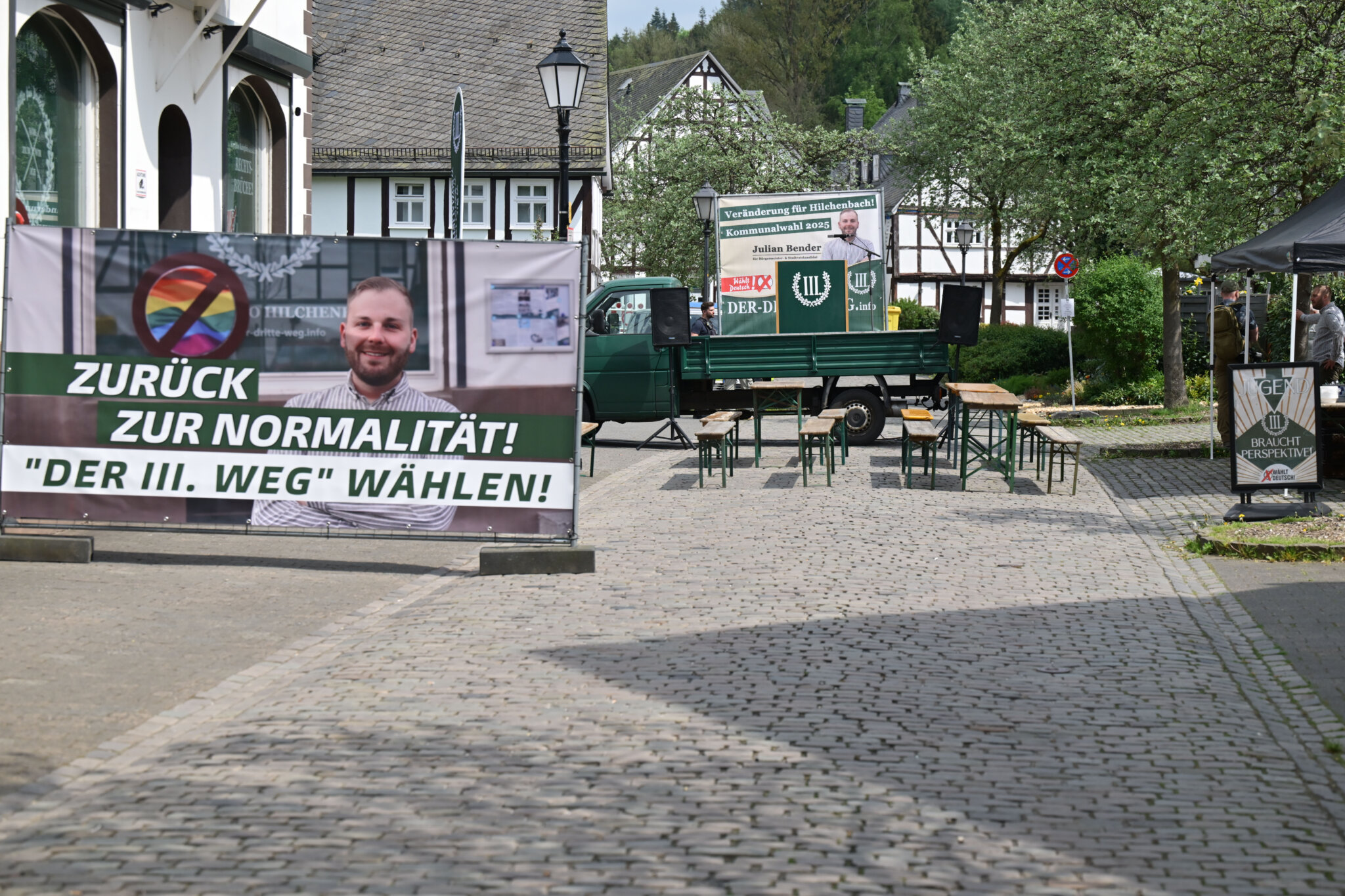 03.05.2025 - Wahlkampf in Hilchenbach | ausdemweg.net